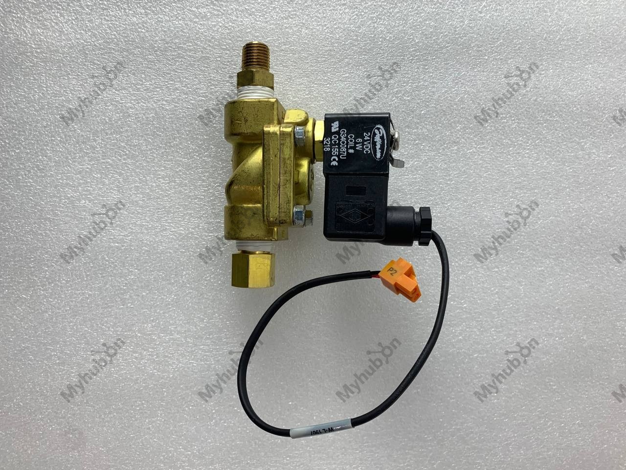2-way brass solenoid valve 3/8 NPT | MyHubon